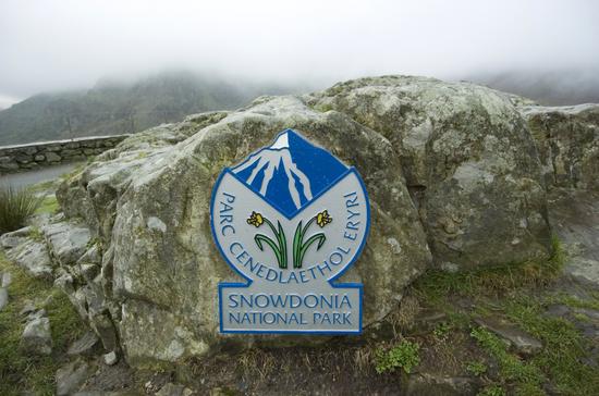 Sign Snowdonia National Park High Mountains Editorial Stock Photo ...