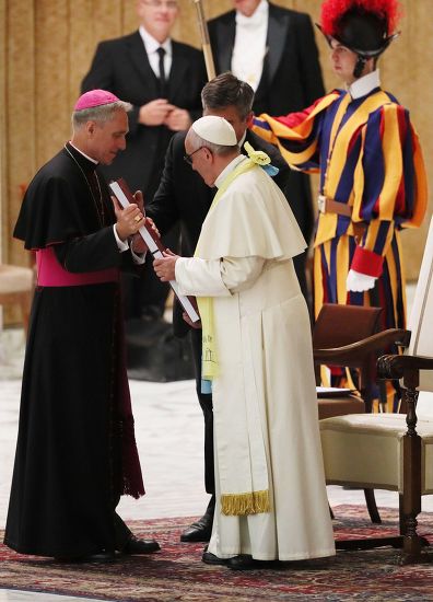 Pope Francis Audience Participants Pilgrimage Lutherans Editorial Stock ...