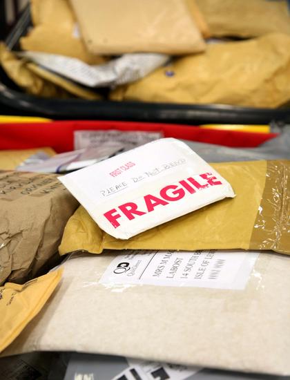 Fragile Letter Waiting Be Sorted Paddington Editorial Stock Photo ...