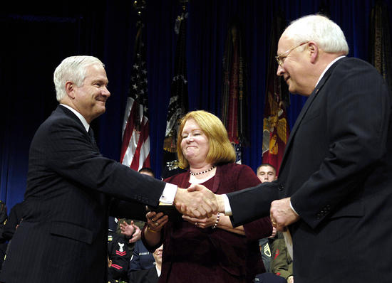 Robert Gates Becky Gates Roberts Wife - Foto de stock de contenido ...
