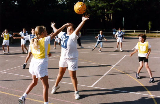 Netball Being Taught Physical Education Lindfield Editorial Stock Photo ...