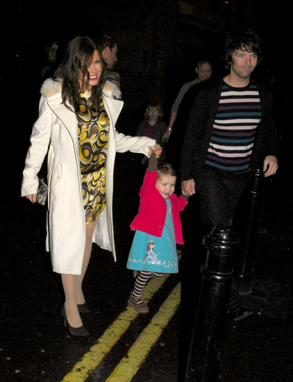 Melinda Messenger Husband Wayne Roberts Daughter Editorial Stock Photo ...