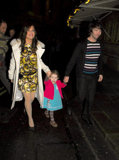 Melinda Messenger Husband Wayne Roberts Daughter Editorial Stock Photo ...