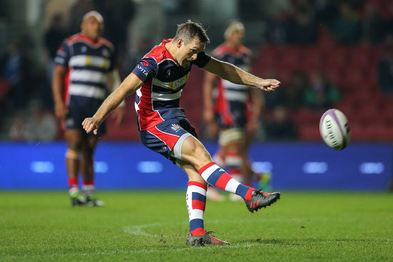 Adrian Jarvis Bristol Rugby Kicks Penalty Editorial Stock Photo - Stock ...