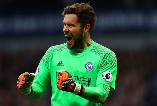 West Bromwich Albion Goalkeeper Ben Foster Editorial Stock Photo ...