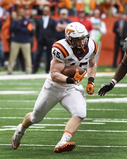 Virginia Tech Fullback Sam Rogers 45 Editorial Stock Photo - Stock ...