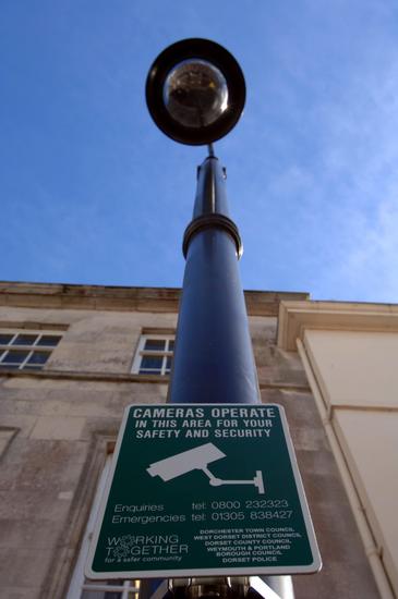 Cctv Sign Dorchester Dorset Britain Editorial Stock Photo - Stock Image ...