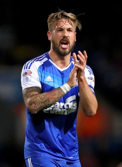 Luke Chambers Ipswich Town Celebrates Following Editorial Stock Photo ...