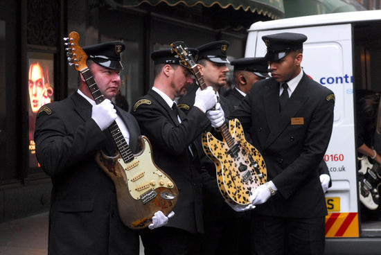 Harrods Security Guards Receive Delivery Valuable Editorial Stock Photo ...