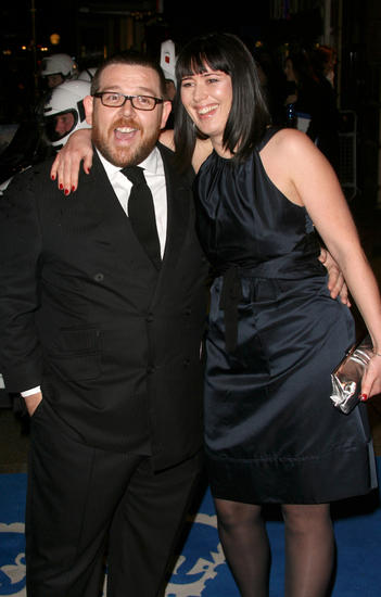 Nick Frost Girlfriend Christine Editorial Stock Photo - Stock Image ...