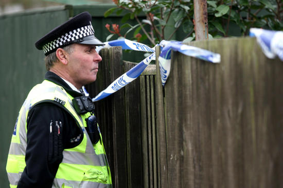 Police Guarding Home Miles Cooper Welstead Editorial Stock Photo ...