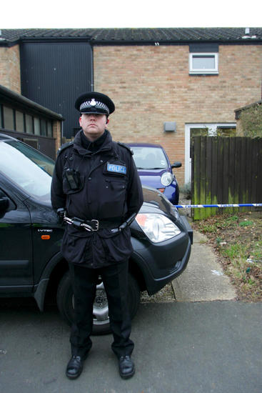 Police Guarding Home Miles Cooper Welstead Editorial Stock Photo ...