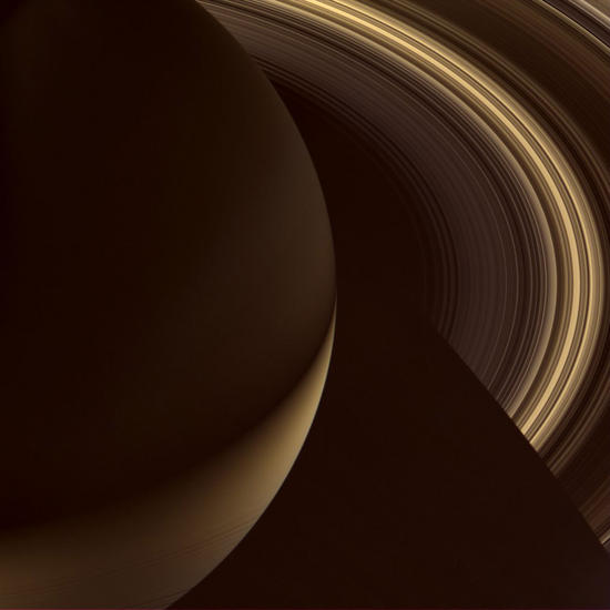 Saturns B C Rings Shine Diffuse Editorial Stock Photo - Stock Image ...