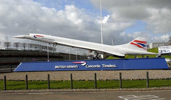 Model British Airways Concorde Entrance Heathrow Editorial Stock Photo ...