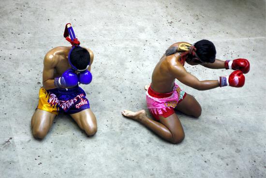 Fighters Perform Praying Rituals Before Kickboxing Editorial Stock ...