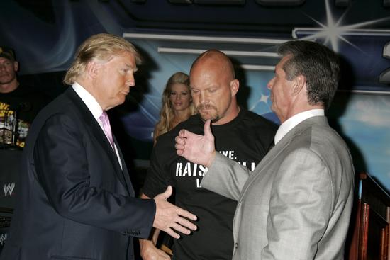 Donald Trump Stone Cold Steve Austin Editorial Stock Photo - Stock ...