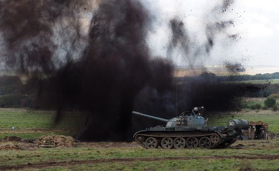Tank Explosion Editorial Stock Photo - Stock Image | Shutterstock