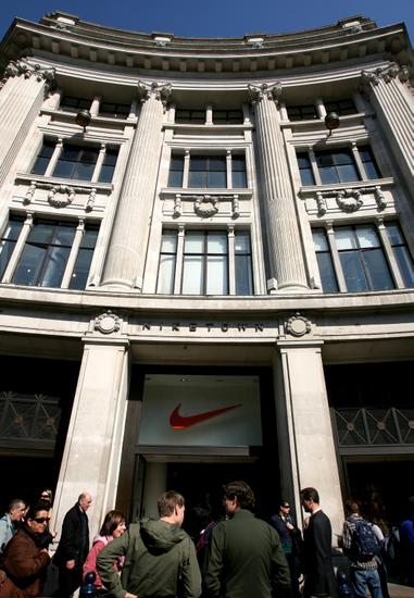 Nike Town Oxford Street London Britain Editorial Stock Photo - Stock ...