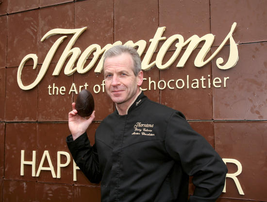 Thorntons Master Chocolatier Barry Colenso Thorntons Editorial Stock ...