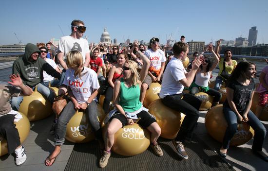 Uktv Gold Space Hopper Challenge 600 Editorial Stock Photo - Stock ...