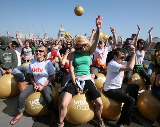 Uktv Gold Space Hopper Challenge 600 Editorial Stock Photo - Stock ...