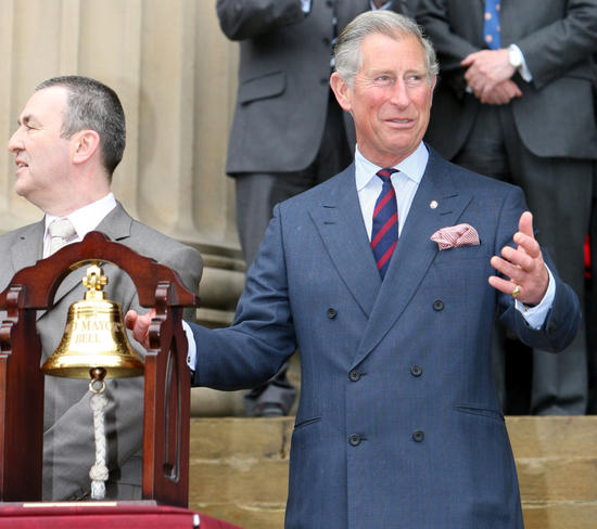Prince Charles Ringing Lord Mayors Bell Editorial Stock Photo - Stock ...