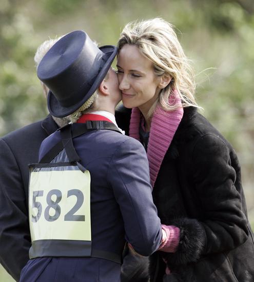 Zara Phillips Greeting Lady Victoria Hervey Editorial Stock Photo ...