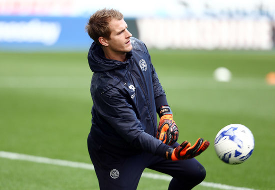 Qpr Goalkeeper Alex Smithies Warms Ahead Editorial Stock Photo - Stock ...