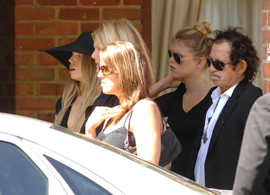 Keith Richards Family Including Daughters Alexandra Editorial Stock ...