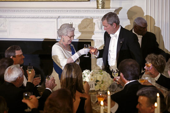 Queen Elizabeth Ii Offers Toast President Editorial Stock Photo - Stock ...