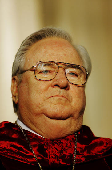 Rev Jerry Falwell Liberty Universitys Graduation Editorial Stock Photo ...