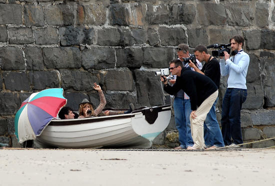 Sienna Miller Matthew Rhys Boat Editorial Stock Photo - Stock Image ...