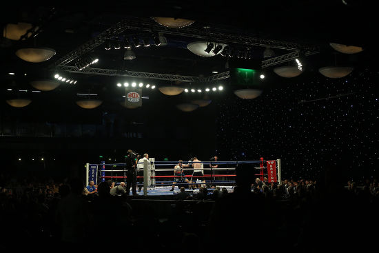 During Boxing Event Macron Stadium Manchester Editorial Stock Photo ...