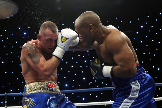 During Boxing Event Macron Stadium Manchester Editorial Stock Photo ...