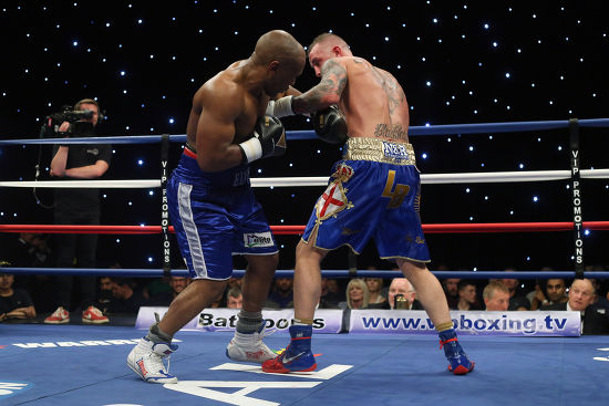 During Boxing Event Macron Stadium Manchester Editorial Stock Photo ...