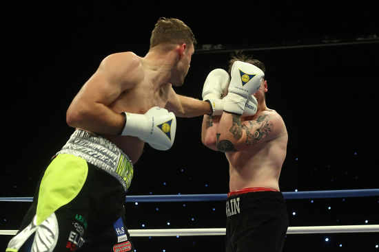 During Boxing Event Macron Stadium Manchester Editorial Stock Photo ...