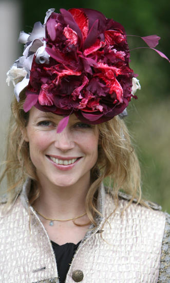 Tilly Wood Modelling Hat By Cozmo Editorial Stock Photo - Stock Image ...