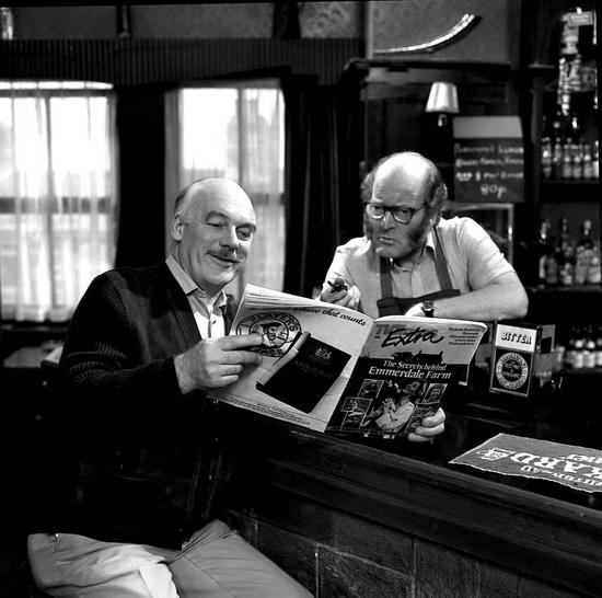 Emmerdale Tv 1978 Arthur Pentelow Ronald Editorial Stock Photo - Stock ...