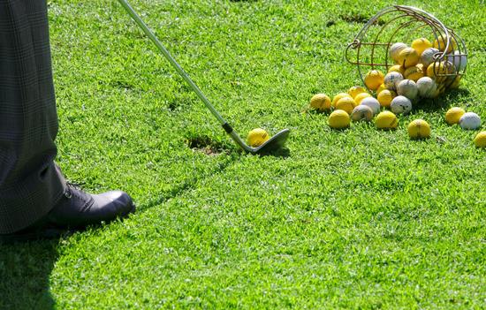 Golfer Gets Ready Play Ball On Editorial Stock Photo - Stock Image ...