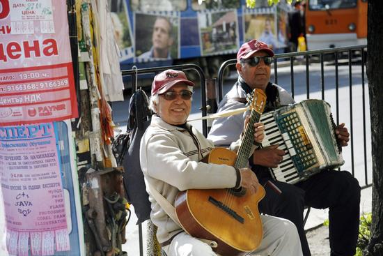Two Street Musicians Sofia Bulgaria Editorial Stock Photo - Stock Image ...