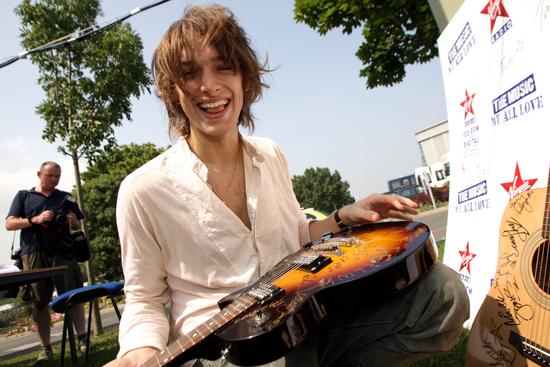 Paolo Nutini Signing Guitar Virgin Radio Editorial Stock Photo - Stock ...