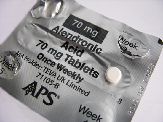 Alendronic Acid Tablets Care Osteoporosis Preventing Editorial Stock ...