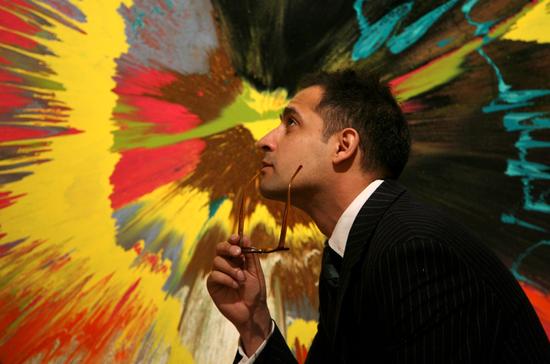 Damien Hirst Beautiful Barbed Wire Entwining Editorial Stock Photo ...