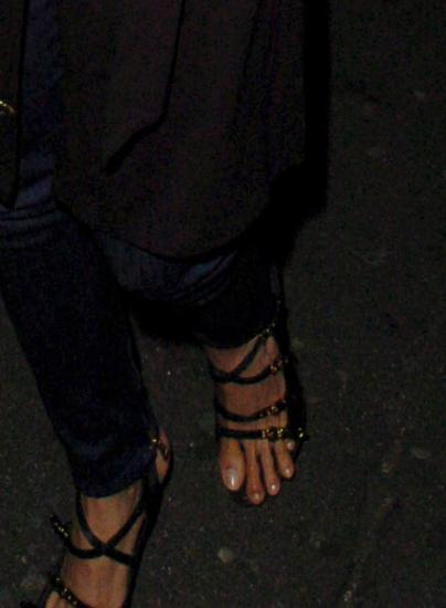 Very Long Toes On Feet Shilpa Editorial Stock Photo - Stock Image ...