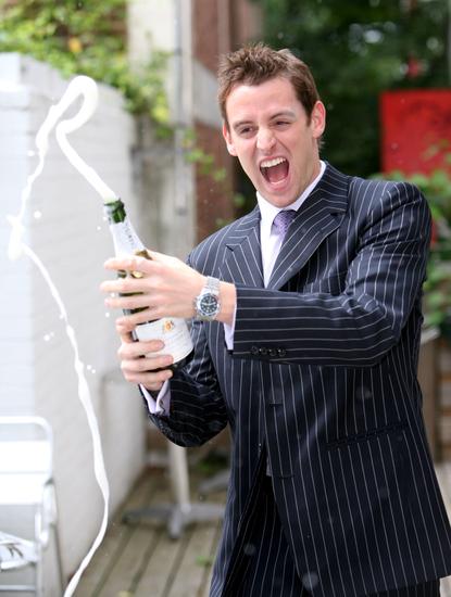 Simon Ambrose Winner Apprentice Celebrates Bottle Editorial Stock Photo ...