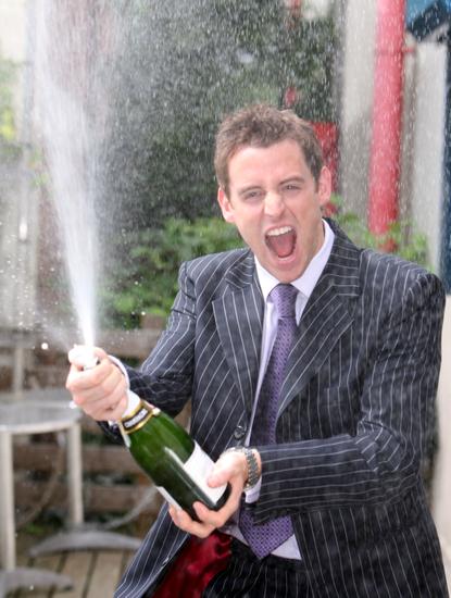 Simon Ambrose Winner Apprentice Celebrates Bottle Editorial Stock Photo ...