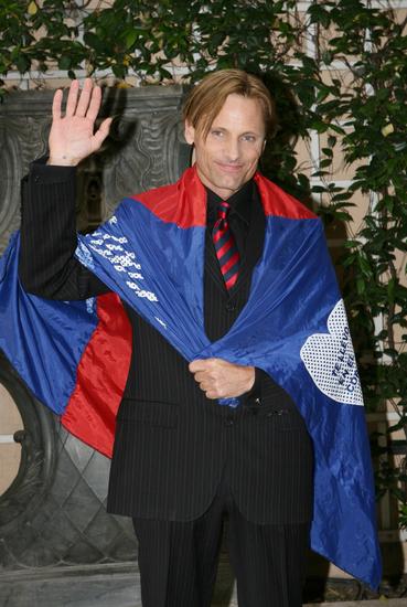 Viggo Mortensen Flag His Favourite Soccer Editorial Stock Photo - Stock ...