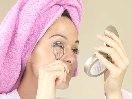 Model Released Woman Crimping Eye Lashes Editorial Stock Photo - Stock ...