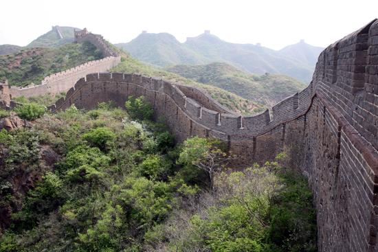 Great Wall China Jin Shan Ling Editorial Stock Photo - Stock Image ...