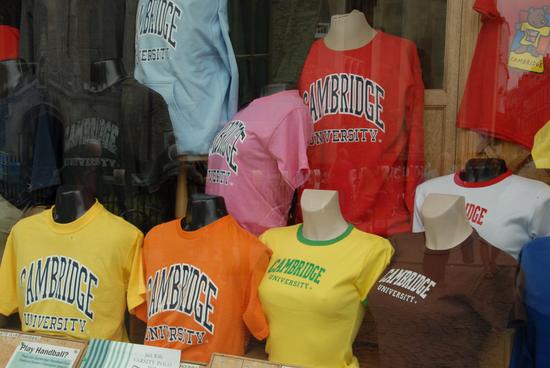 Merchandise Window Cambridge England Britain Editorial Stock Photo ...